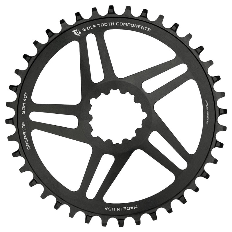 Wolf Tooth DM Chainring For Sram - 38T - Drop Stop B – Pedal Power